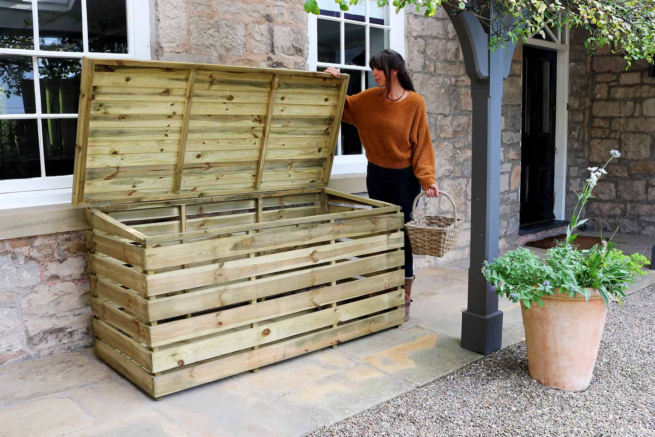 Log Chest | Empire Home and Garden